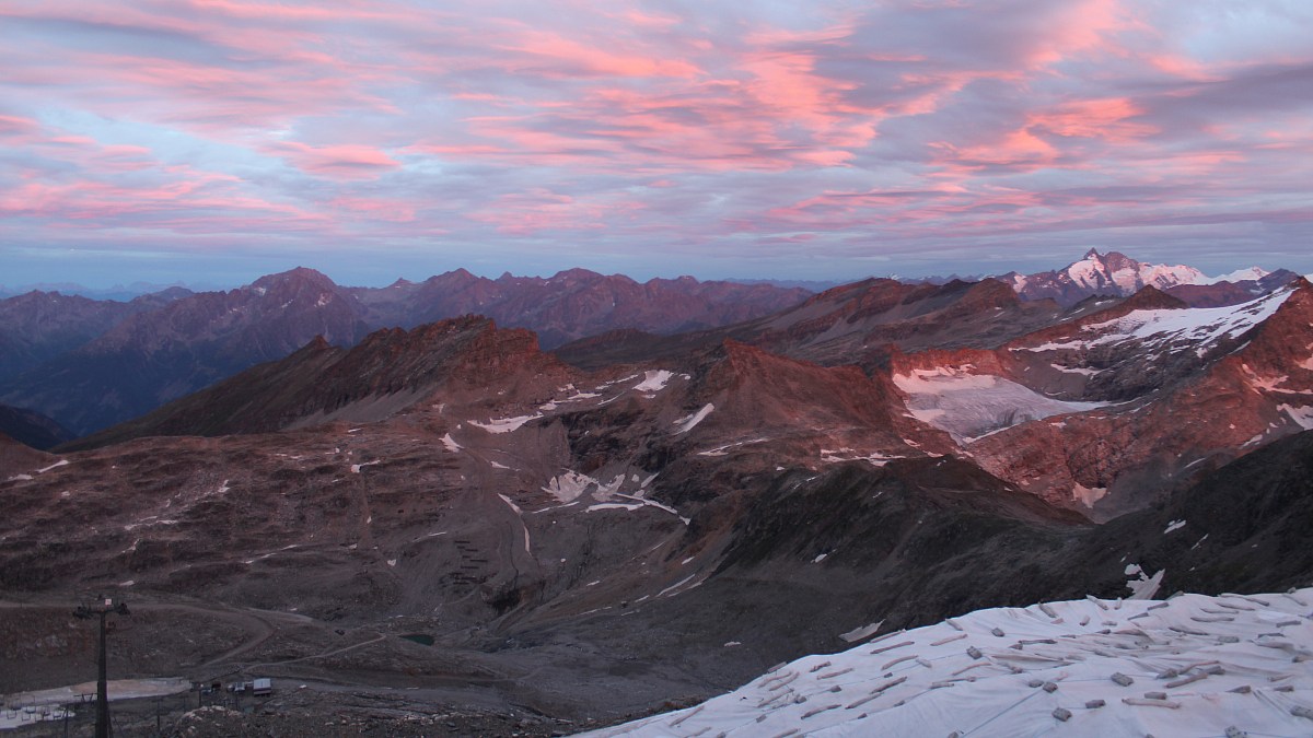 Mölltaler Gletscher / Schareck - Blick nach Westen - ZAMG